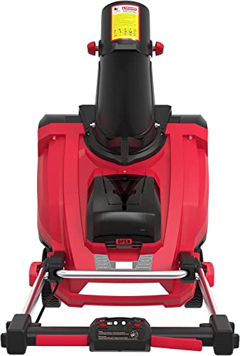 Snow Blower - 80V 6.0Ah Battery Powered Snow Blower, 21'' Electric Snow Thrower, Cordless Snow throwers
