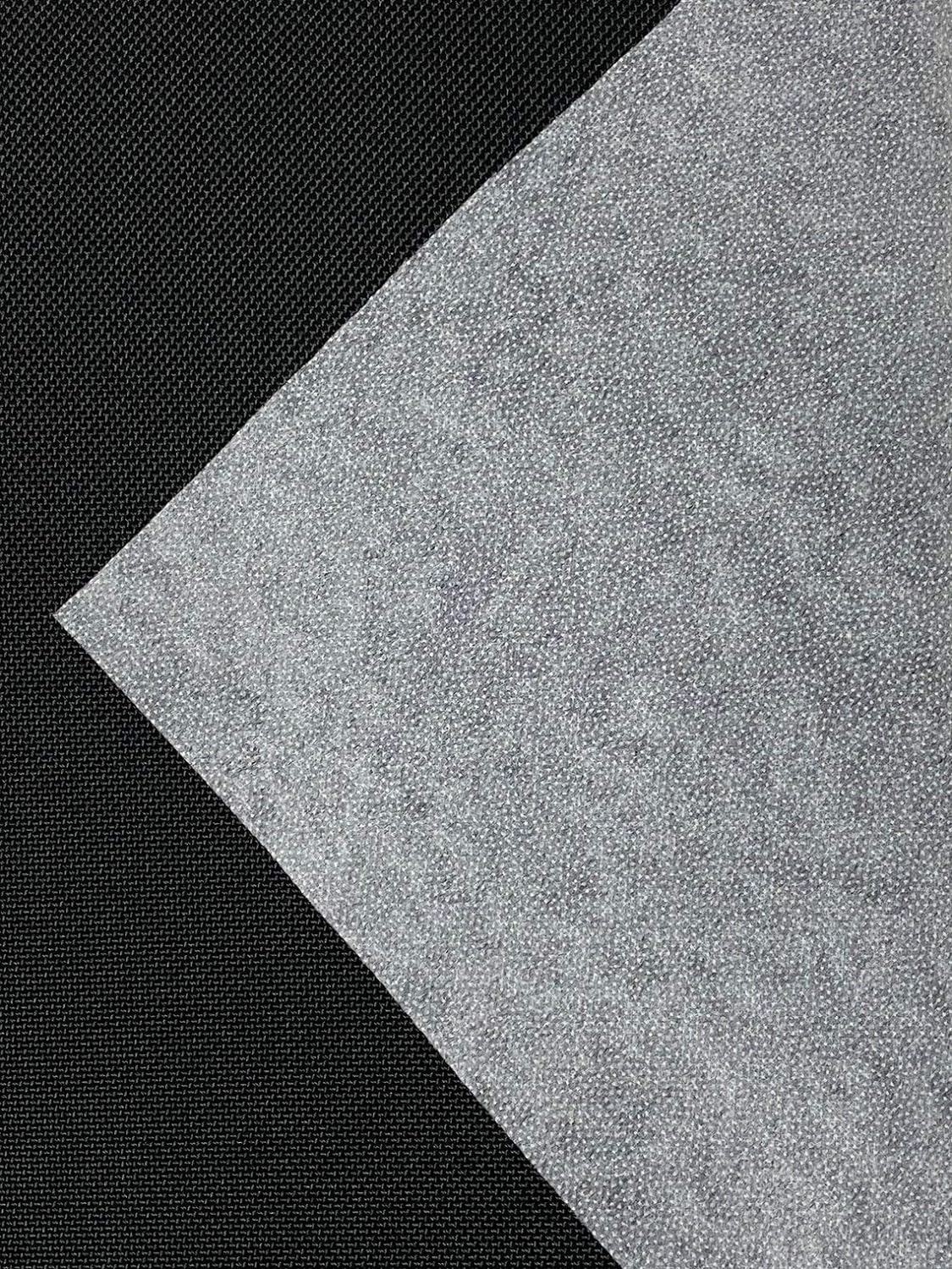Fusible White LIGHTWEIGHT to Medium Interfacing. Stabilizer Prevents Sagging in Unstable Fabric. Fuses to The Back of The Fabric Using Heat. Non-woven, Iron-on interface. 1 Yard x 60”. By Simple Store