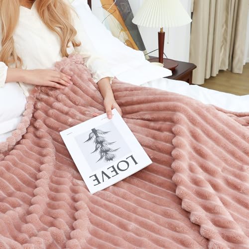 Warm Blanket Pink Soft Fleece Blankets Kids Blankets for Girls