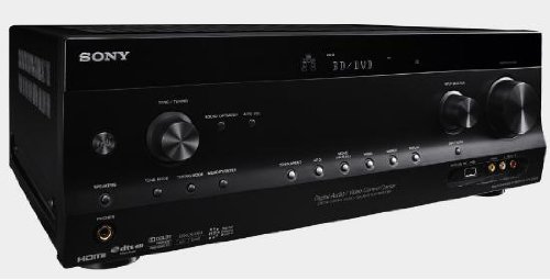 Sony HD Digital Cinematic Sound 770 Watts 7.1 Channel 3D A/V Receiver + Yamaha Custom Easy-to-Install Natural Sound in-Ceiling 3-Way 100 watts Speaker (Set of 4) with Dual Twee