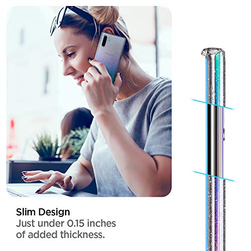 Spigen Liquid Crystal Glitter Designed for Samsung Galaxy Note 10 Case (2019) - Crystal Quartz