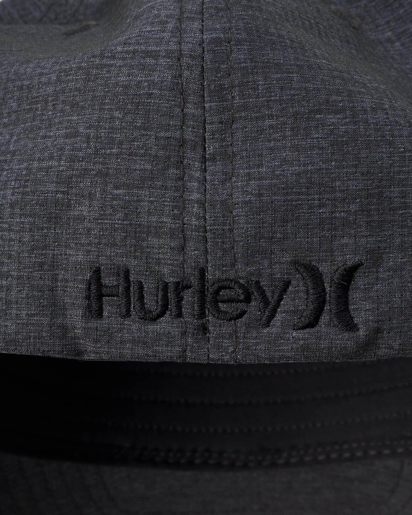 Hurley Men’s Hat – Phantom Flexfit Fitted Baseball Cap, Size Small-Medium, Black