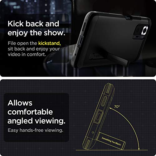 Spigen Tough Armor [Extreme Protection Tech] Designed for Redmi Note 10 Pro Case/Designed for Redmi Note 10 Pro Max Case (2021) - Black
