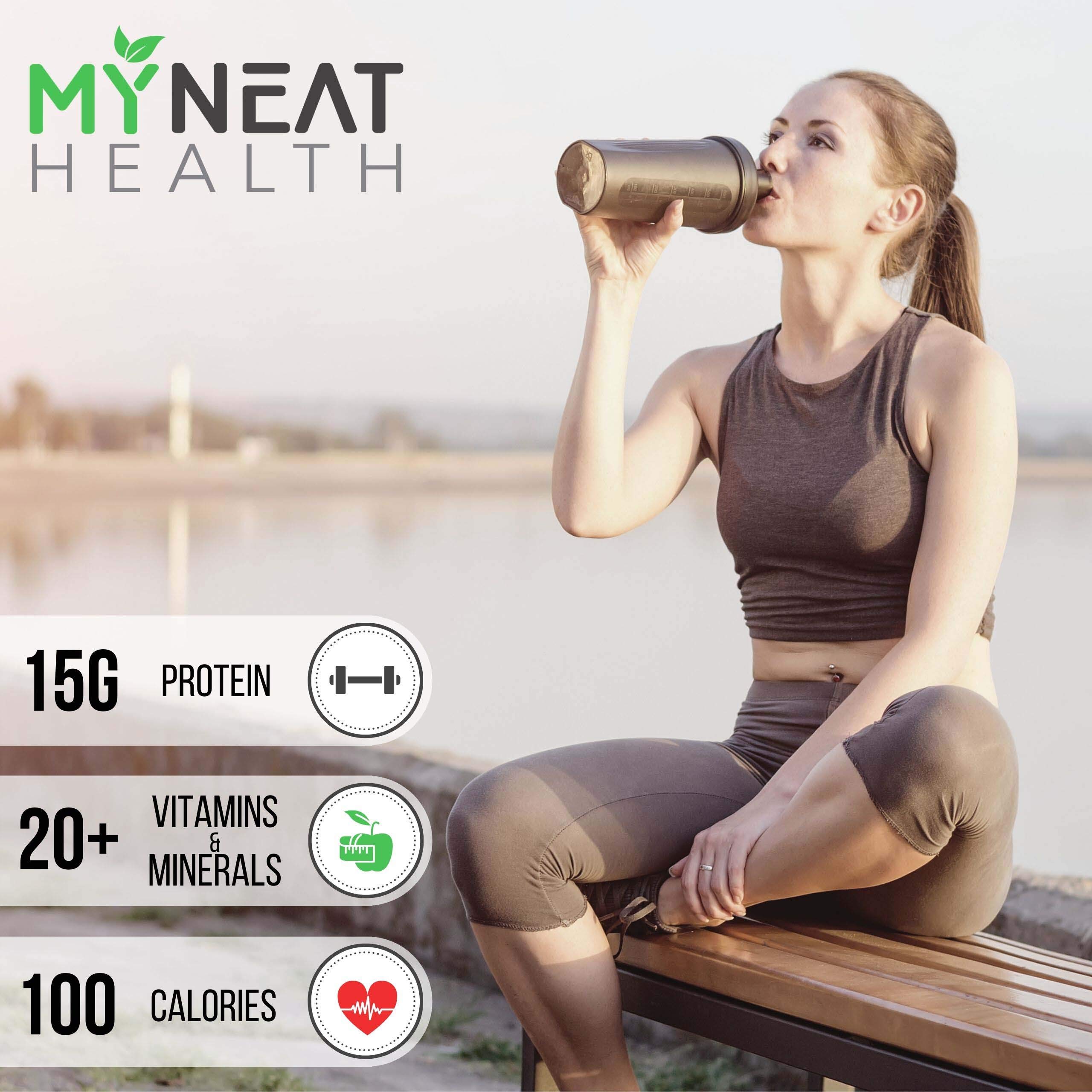 GO4IT Health Meal Replacement Shake, HIGH Protein, LOW Calories, Essential Vitamins & Minerals, Aspartame Free, Kosher and Keto friendly, Great Taste - Vanilla (7/box)