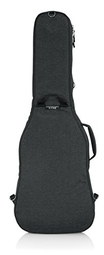Gator Cases Transit Series Electric Guitar Gig Bag; Charcoal Black Exterior (GT-ELECTRIC-BLK)