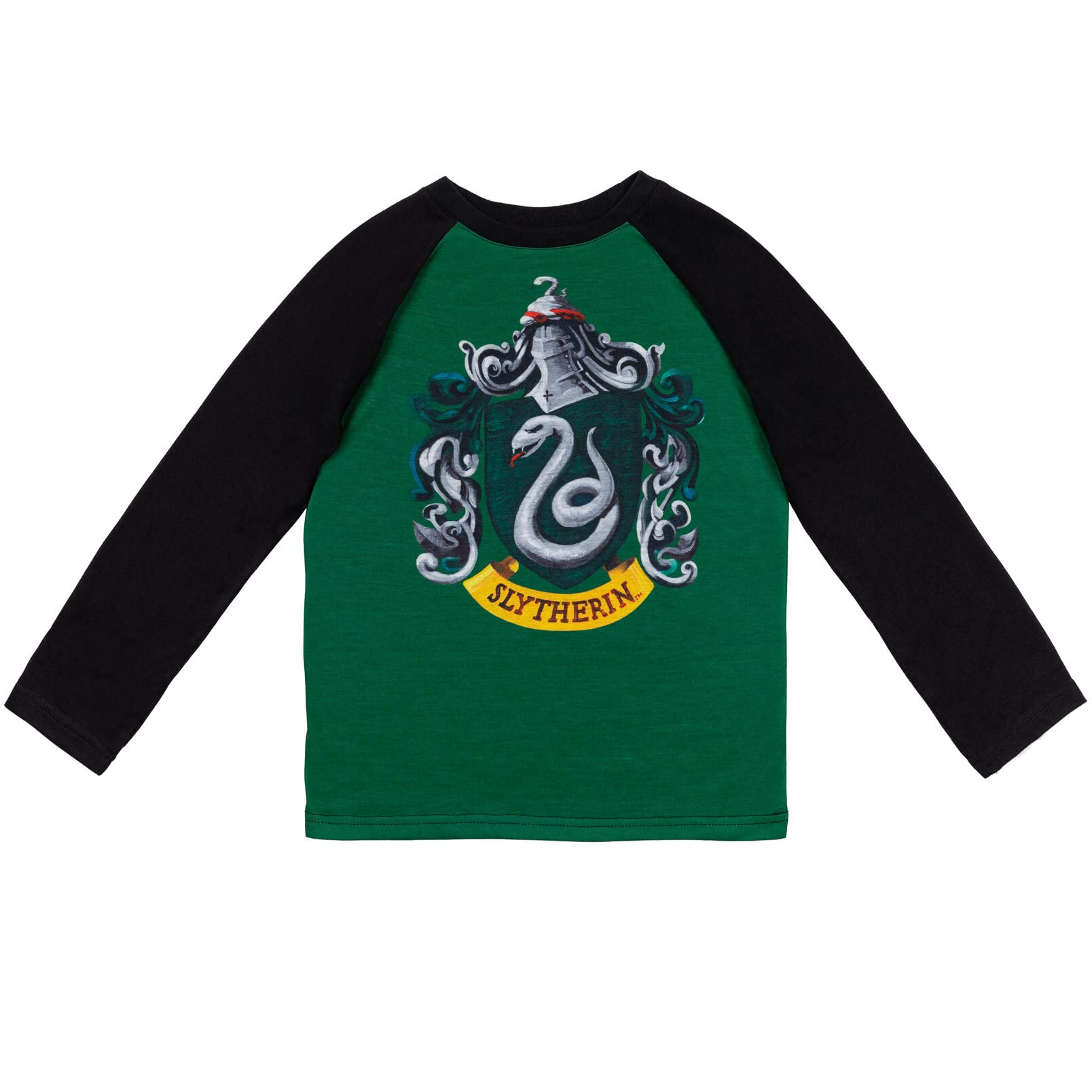 Harry Potter Little Boys Pajama Shirt and Jogger Pants Sleep Set Black/Green 4