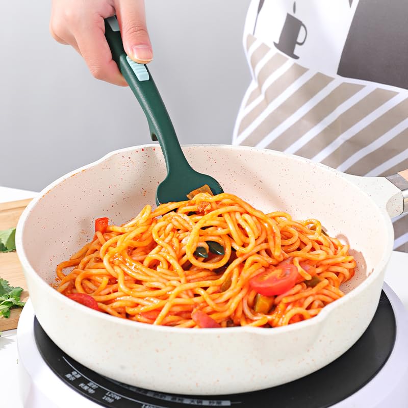YMCSMGS Silicone Flexible Forks, Silicone Cooking Fork Heat Resistant Dishwasher, cooking in the kitchen or serving at the dinner table,Nonstick Blending Fork for Mix Ingredients (Light blue)