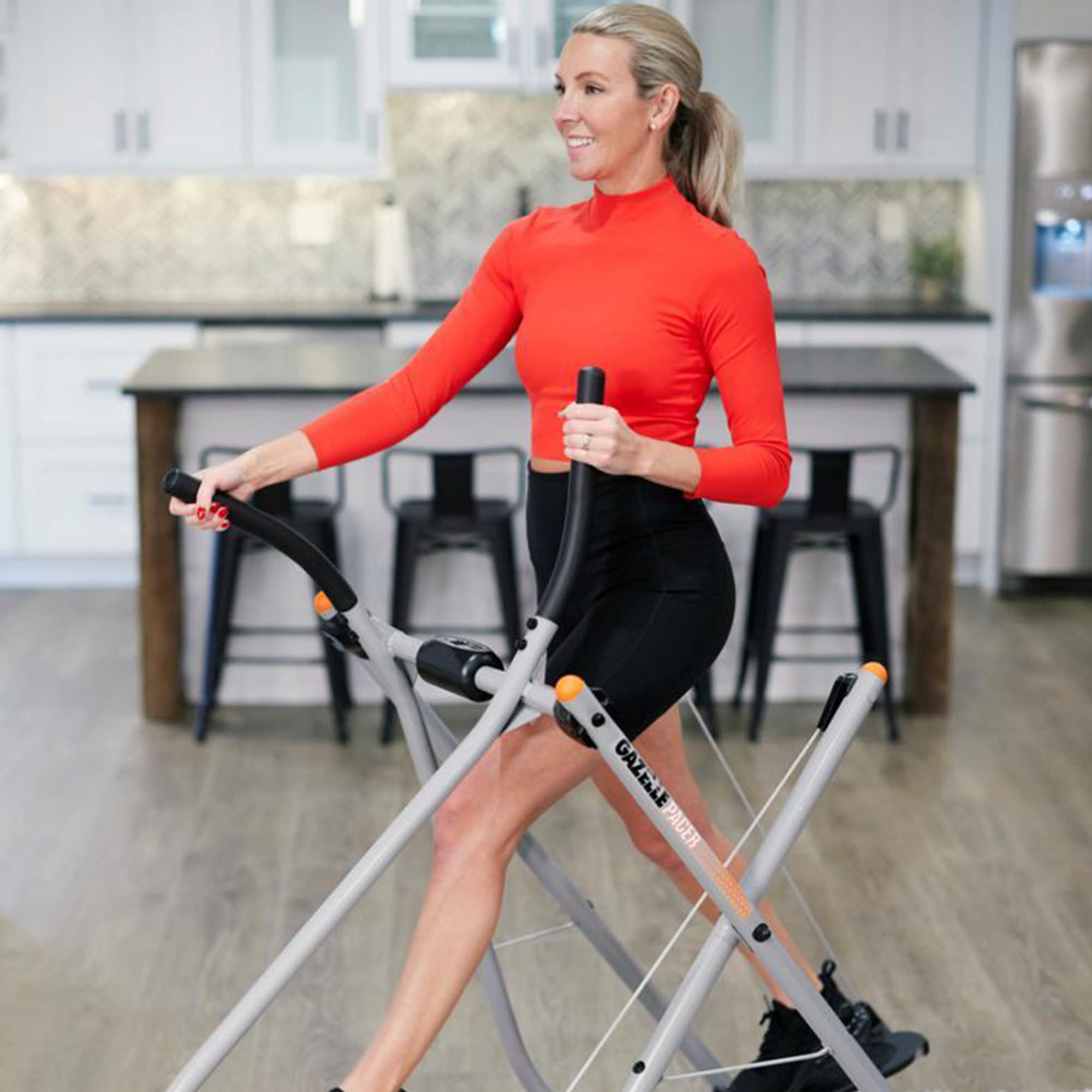 Gazelle GEDGECAT Edge Glider Home Fitness Low Impact Exercise Equipment Machine with Workout DVD For Home Use and Training