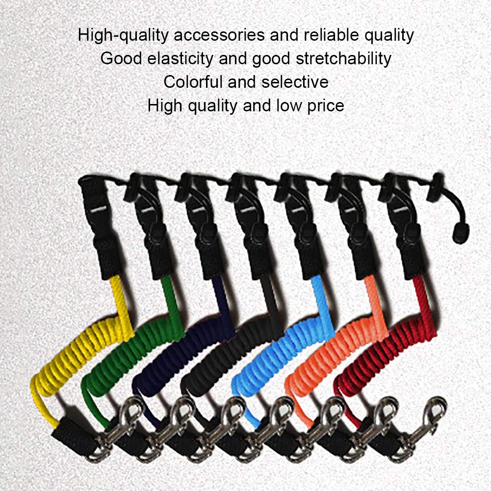 HYacinR 3 Pcs Kayak Paddle Leash, Kayak Leash Fishing Rod Paddle Leash, Stretchable Leash for Kayaking Holding Board Rowing Surfing