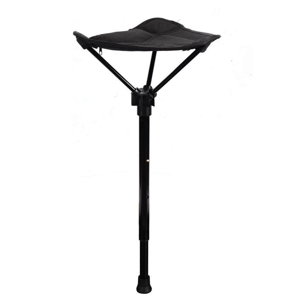 LMMDDP Seat Stick Adjustable Seat Folding Stool Folding Stick Chair Portable Queuing Artifact Carry-on Seat Fishing Telescopic