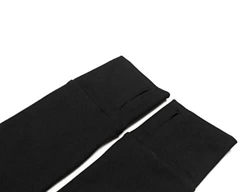 UANEO Workout Tops for Women Cropped Workout Jackets for Women Yoga Athletic Jacket (Black-M)