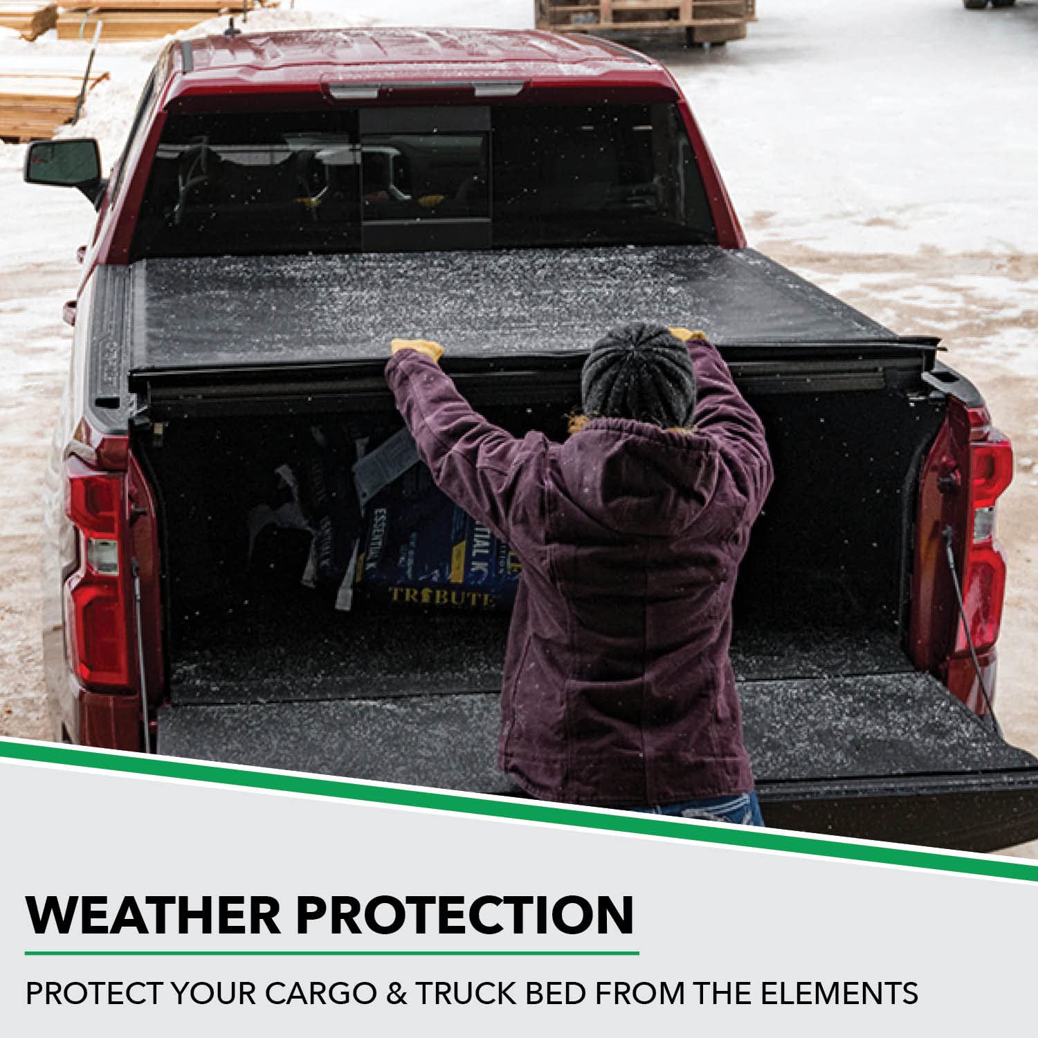 Gator Covers Gator ETX Soft Roll Up Truck Bed Tonneau Cover | 53306 | Fits 2004 - 2014 Ford F-150 5' 7" Bed (67'')