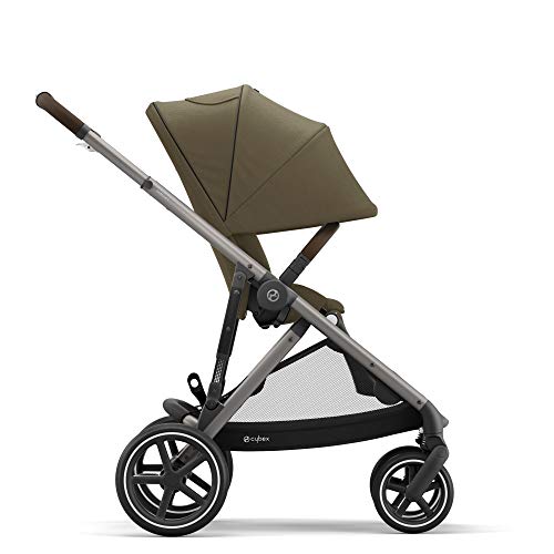 Gazelle S Stroller Modular Double Stroller for Infant and Toddler Includes Detachable Shopping Basket Over 20+ Configurations Folds Flat for Easy Storage