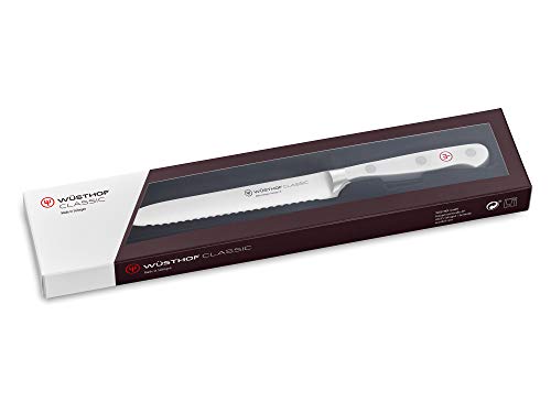 Wüsthof Classic White 5" Serrated Utility Knife