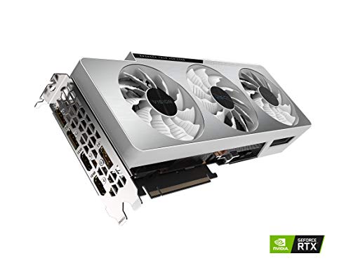 GIGABYTE GeForce RTX 3090 Vision OC 24G Graphics Card, 3X WINDFORCE Fans, 24GB 384-bit GDDR6X, GV-N3090VISION OC-24GD Video Card