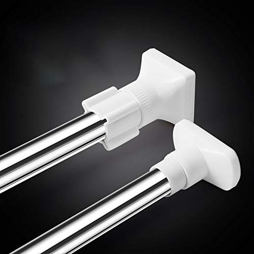 Stainless Steel Telescopic Adjustable Rod Clothes Dryer Stainless Steel Tension Rod Bathroom Rail Can Be Used for 27.56-39.37In
