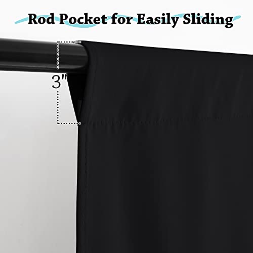 StangH Ivory White Velvet Curtains & Small Blackout Curtains