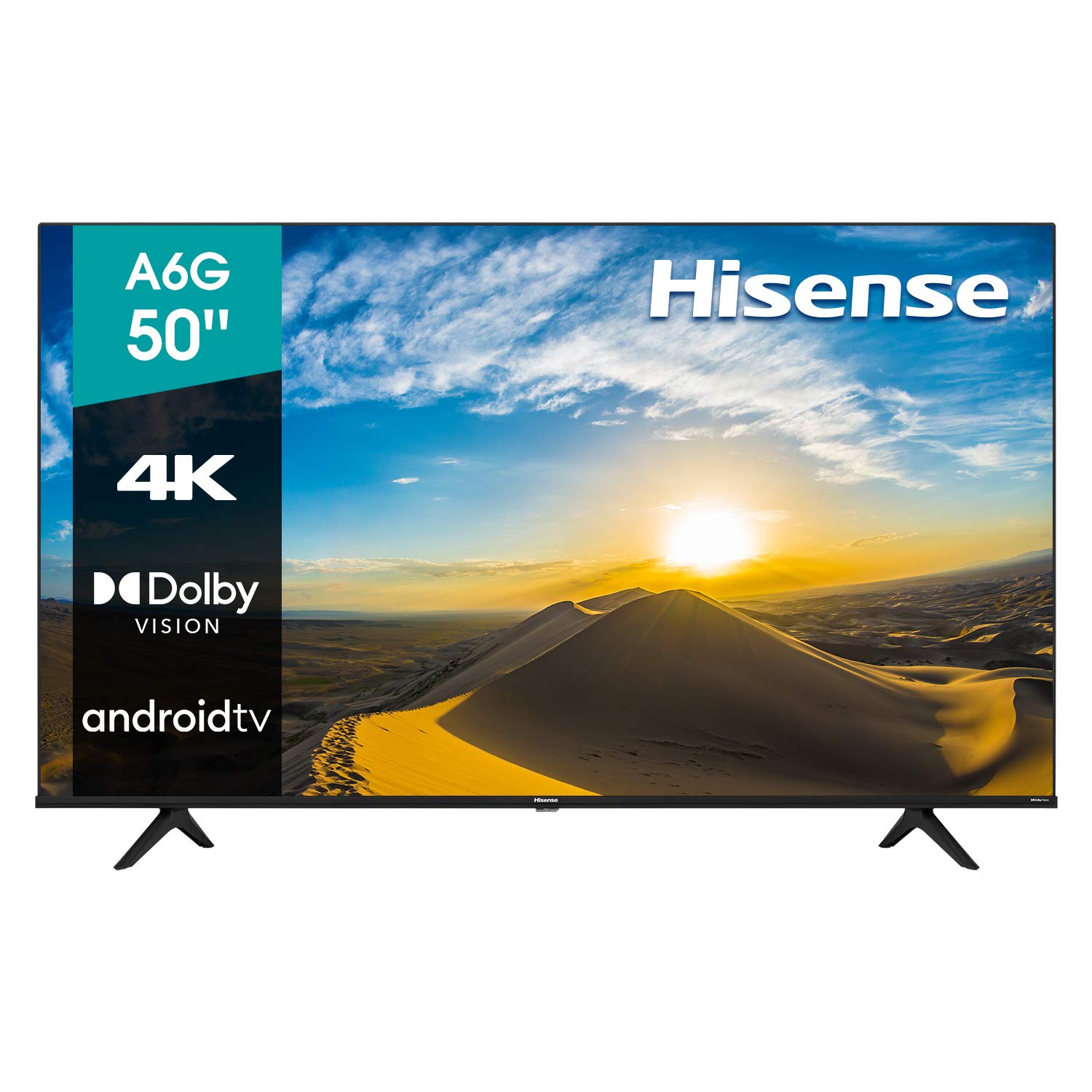 Hisense 43A6G 43 Inch A6G Series 4K UHD Smart Android TV with Dolby Vision HDR Bundle with Premium 2 YR CPS Enhanced Protection Pack