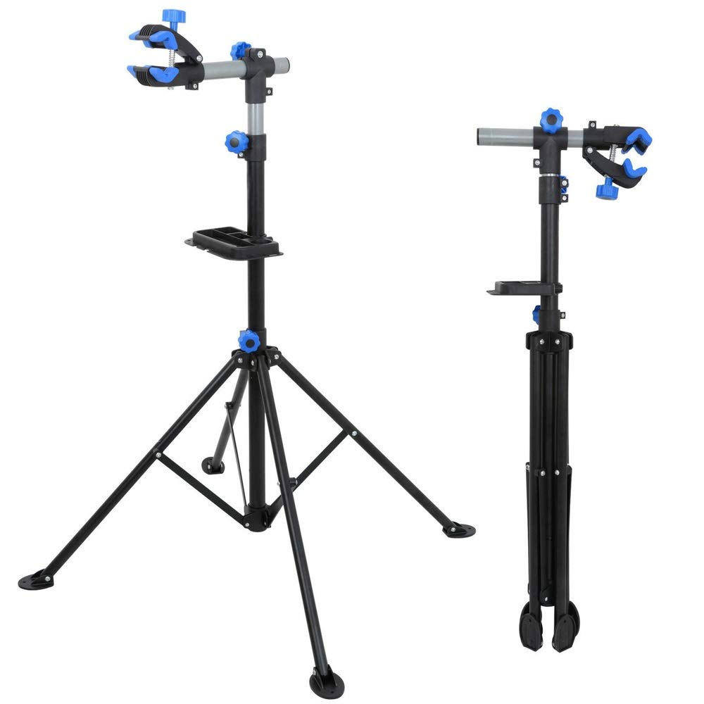Hype Bike Repair Stand Adjustable w/Max 74" Telescopic Steel Arm Bicycle Rack