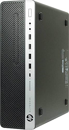 HP EliteDesk 800 G3 SFF Desktop Intel i7-6700 UP to 4.00GHz 32GB DDR4 New 1TB NVMe M.2 SSD Built in WiFi BT Dual Monitor Wireless Keyboard & Mouse Support Win10 Pro (Renewed)