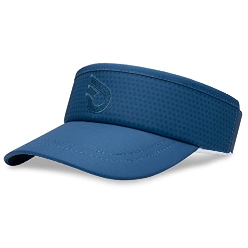 Headsweats Unisex Lightweight Performance Running Sun Visor, Dots Seaway, One Size