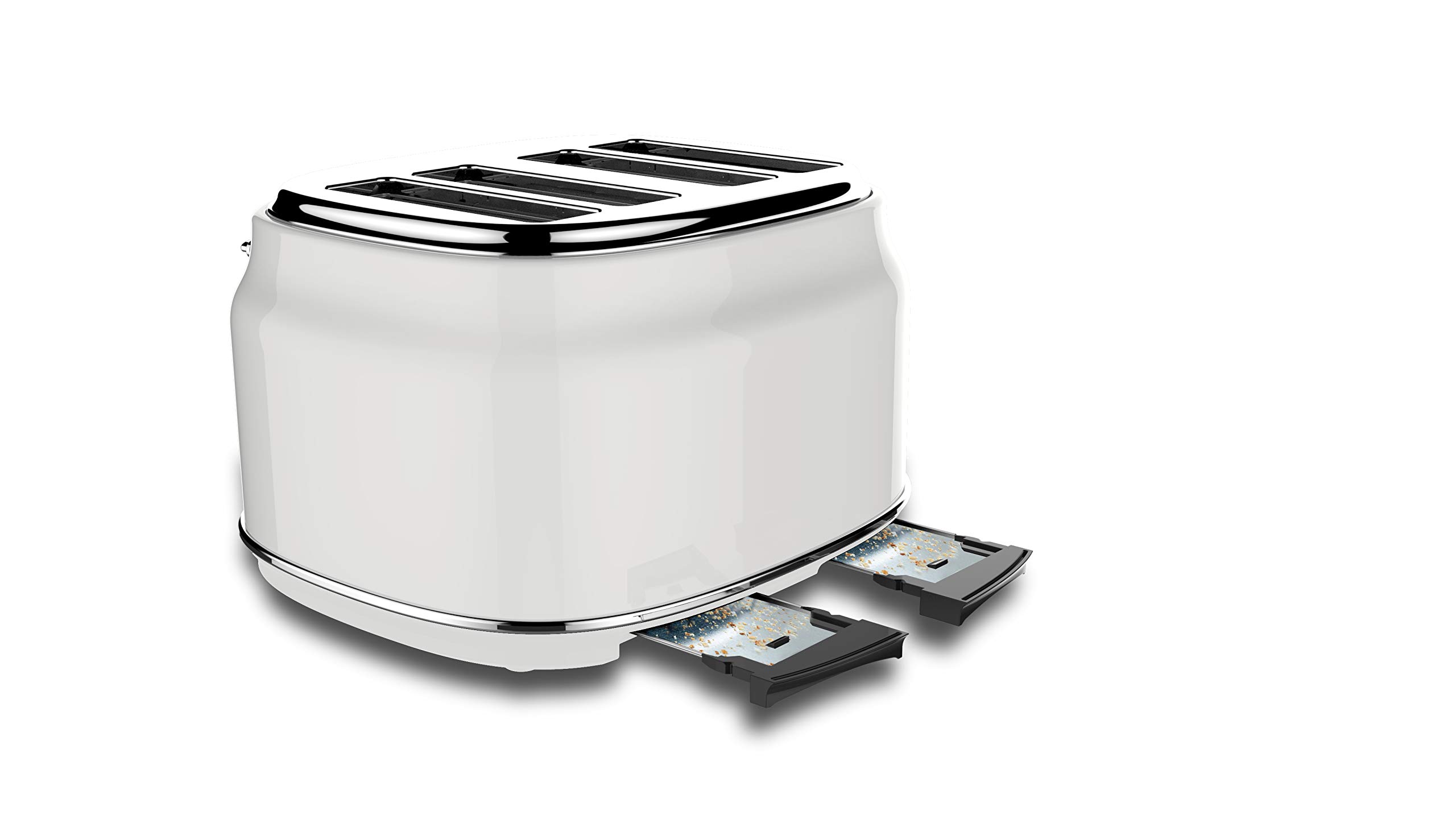 Homeart Artisan Toaster, 4 Slice, Cream
