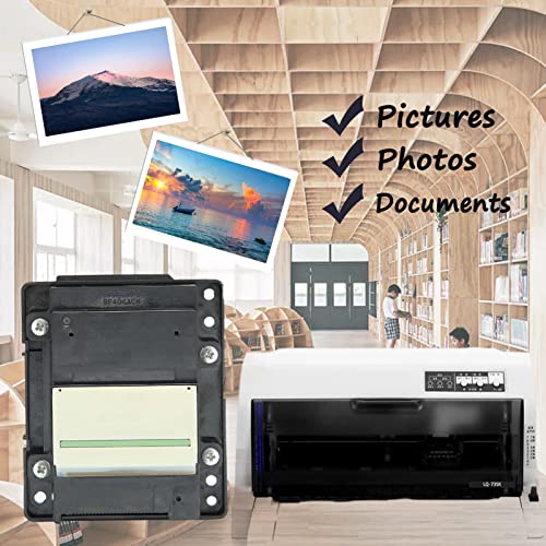 Printer Print Head, Replacement Black Print Head for L605 2651 2661 7525 L650 WF-2750 Printer Printhead Replacement Accessories Parts Kits for Repair