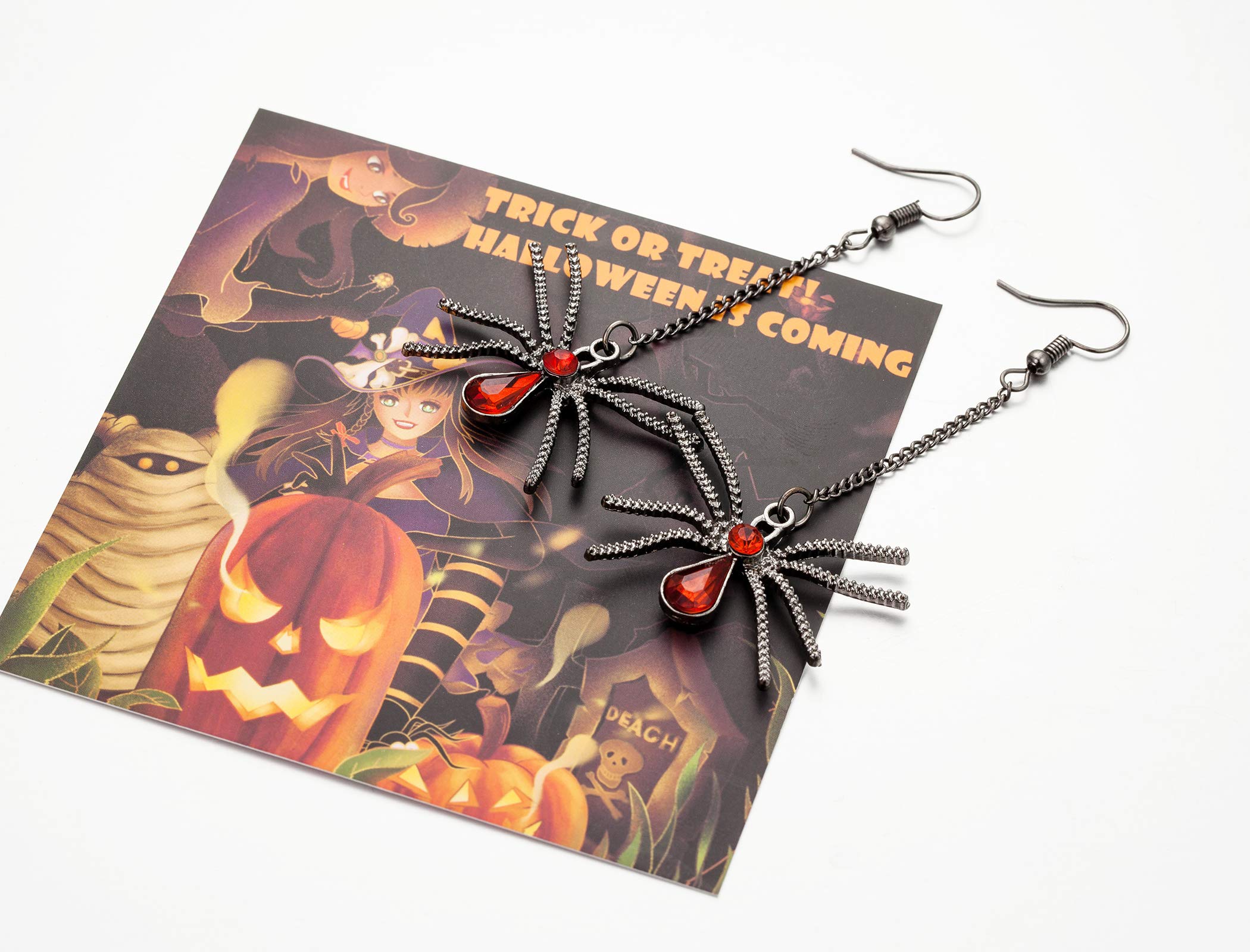 Halloween Spider Earrings Cosplay Gothic Jewelry gifts for Women Girlsā¦