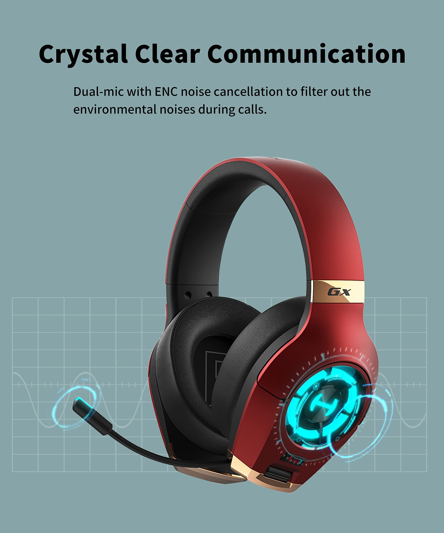 HECATE by Edifier GX Xbox Gaming Headset, Hi-Res Audio, Noise Cancelling Wired Gaming Headphones with Microphone for PS4/ PS5/ PC/Switch/Xbox Gamepad - USB/Type-C/3.5mm - RGB Lighting - 50mm Driver