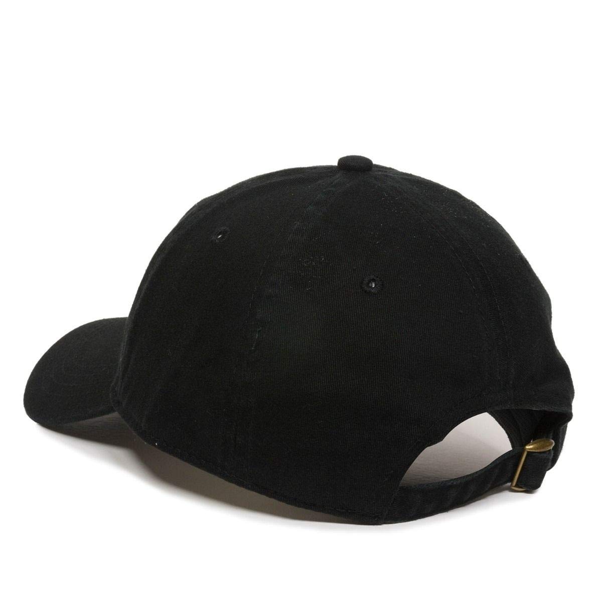 Golden Retriever Dog Baseball Cap Embroidered Cotton Adjustable Dad Hat Black