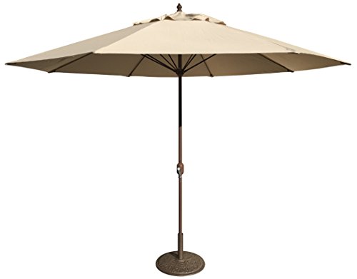 Tropishade 11' Umbrella with Premium Beige Olefin Cover (Base not included)