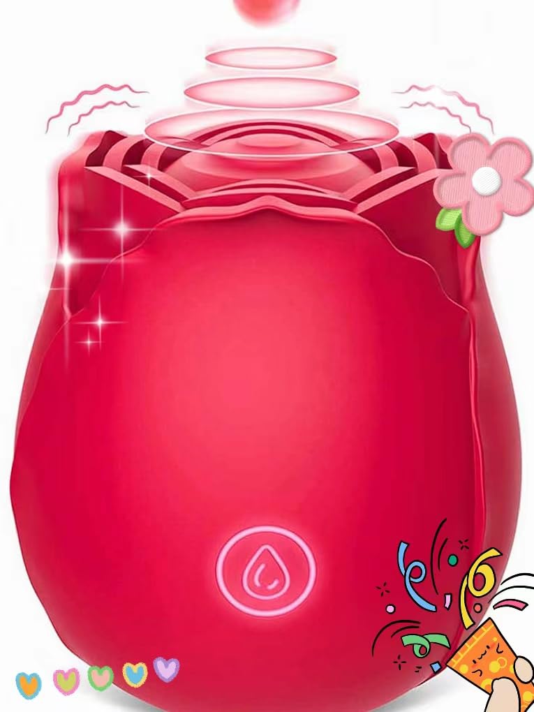 Happy Meeting Rose Sucking Vibrator Rechargeable Sex Toy