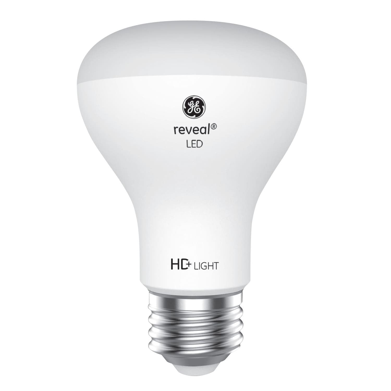 GE Reveal 2-Pack 45 W Equivalent Dimmable Soft White R20 LED Light Fixture Light Bulbs Medium Base E26