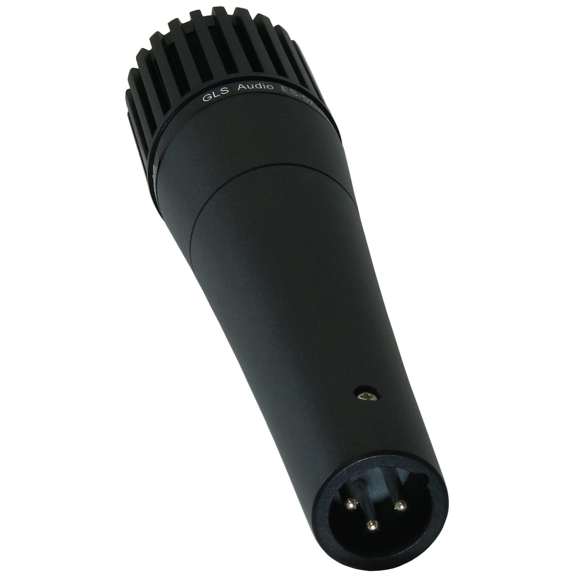 GLS Audio Instrument Microphone ES-57 & Mic Clip - Professional Series ES57 Dynamic Cardioid Mike Unidirectional - for Instruments, Drums, Percussion, Vocals, and more