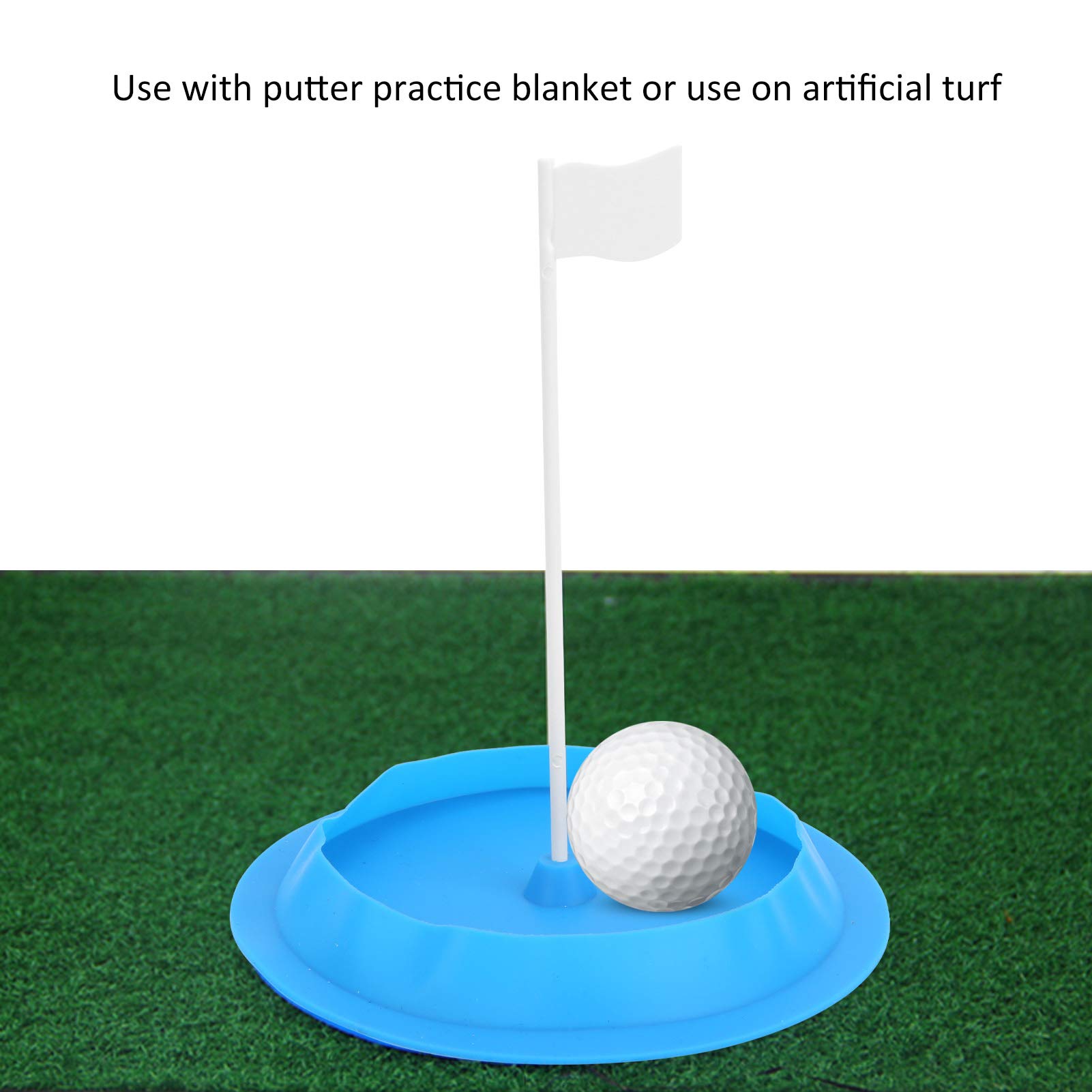 Golf Putting Cup, Golf Training Cup, Easy to Carry Durable Practice Putter Hole, Office Home for Kids Indoor