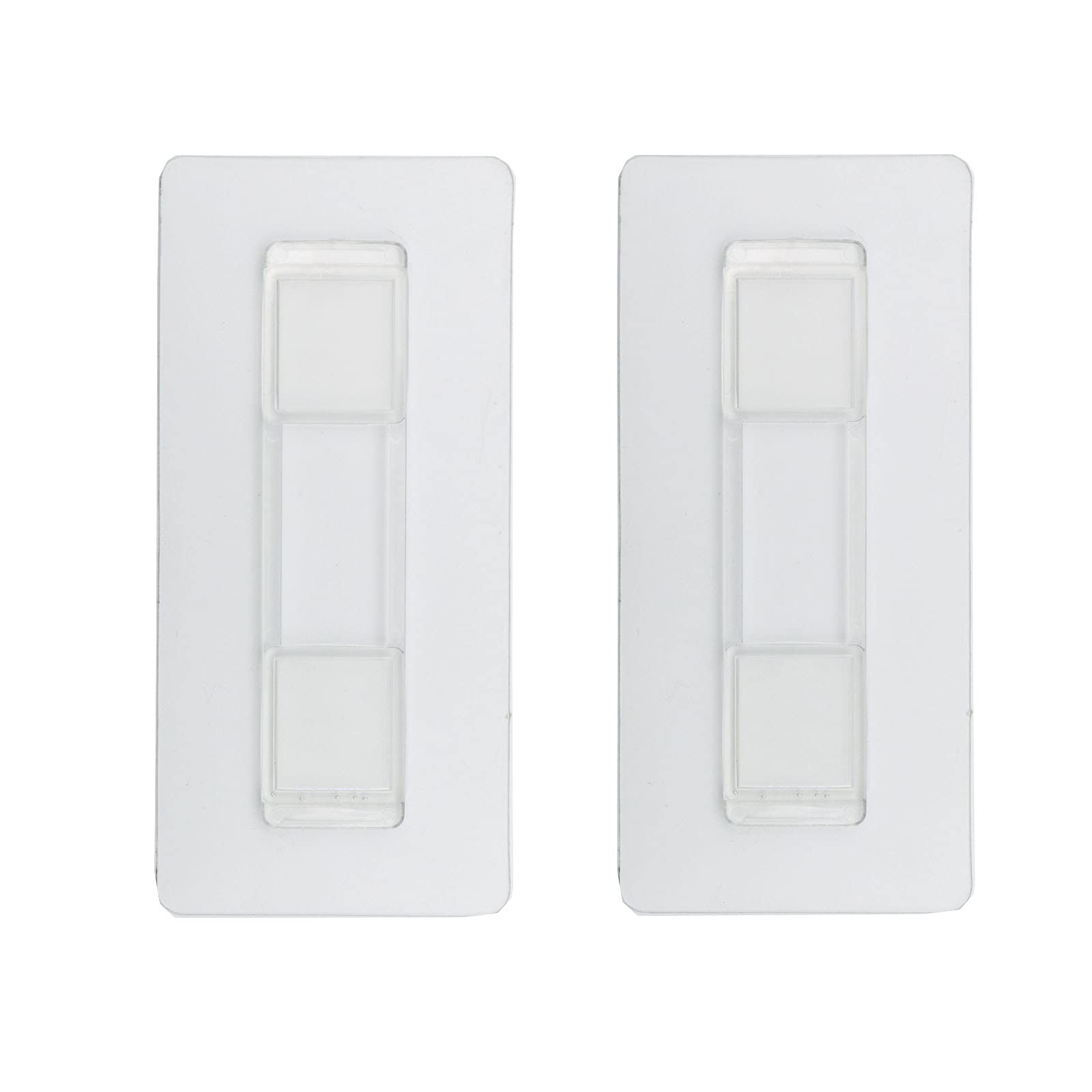 Wekity Toothbrush Holder Wall Adhesives, Wall-Mounted Sticker for Multi-Functional Space-Saving Toothbrush Holder with Toothpaste Dispenser (Wall Stickers, 2 PCS)โฆ