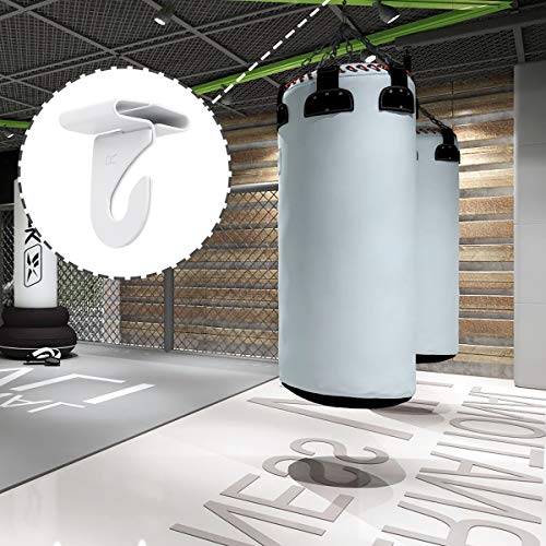 Tugaizi 10 Pair Drop Ceiling Hooks for Hanging, Heavy Duty Ceiling Hooks,Metal T-Bar Hooks for Hanging Plants,Classrooms,Offices and Decorations