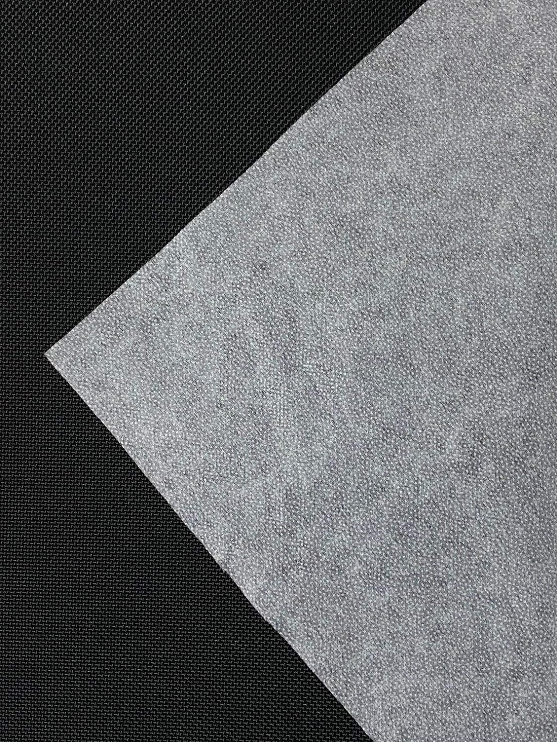 Fusible White LIGHTWEIGHT to Medium Interfacing. Stabilizer Prevents Sagging in Unstable Fabric. Fuses to The Back of The Fabric Using Heat. Non-woven, Iron-on interface. 1 Yard x 60”. By Simple Store