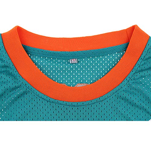 Yeee JPEglN Moon 33 Flint Tropics Basketball Men Jersey S-XXXL Green (Green, S)