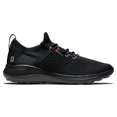 FootJoy Men's Fj Flex Xp Previous Season Style Golf Shoe, Black/Black, 10.5