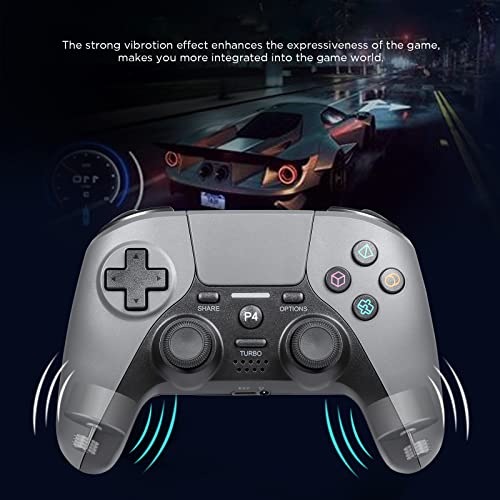 Hongyada Kyadeys Pro Gaming Controller, Wireless Controller with Dual Vibration Game Joystick Game Console, LED Lights, Built-in Speaker,3.5mm Audio Jack Plug & Play Video Games
