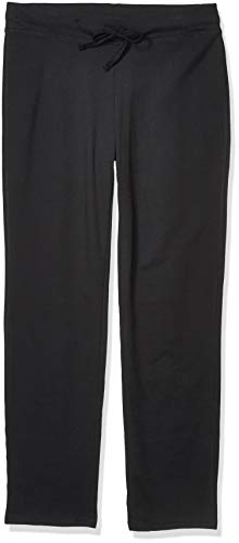 Hanes Women's French Terry Pant, Black, Large