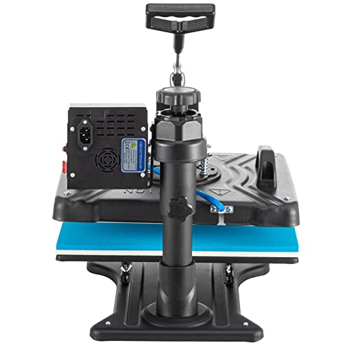 VEVOR Heat Press Machine 12x15 inch 8 in 1 Combo Digital Multifunctional Sublimation Heat Transfer Machine 360 Degree Rotation Swing Away for Printing T Shirts Hat Mug Cap Plate