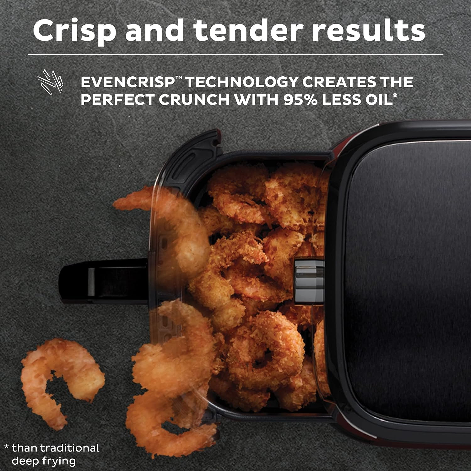 Instant Vortex 6 Quart Air Fryer Oven, 4-in-1 Functions, Customizable Smart Cooking Programs, Nonstick and Dishwasher-Safe Basket (Renewed)