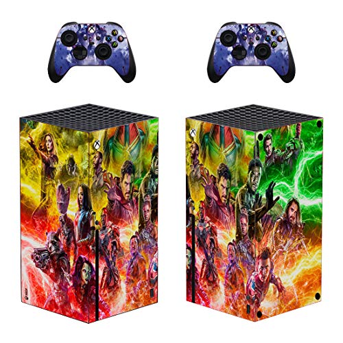 Game Overs Stickers Decals Skin for X-box-One-Series X, Cover Protector Wrap Durable Full Set Protection Faceplate Console by KAJAL MANI