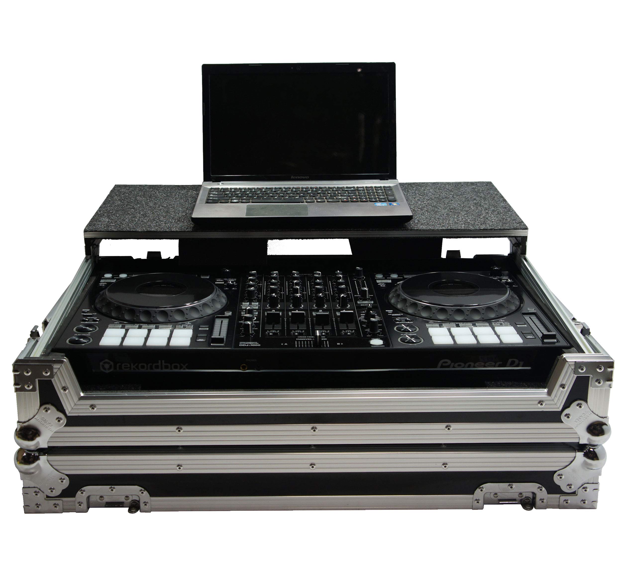 Harmony Audio HCDDJ1000LT Flight Glide Laptop Stand Custom Case Compatible with Pioneer DDJ-1000