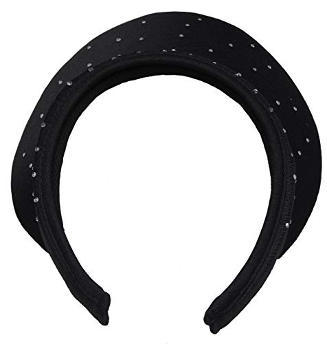 Glove It Womens Black Slide On BLING COIL VISOR, Black Bling Slide On Visor