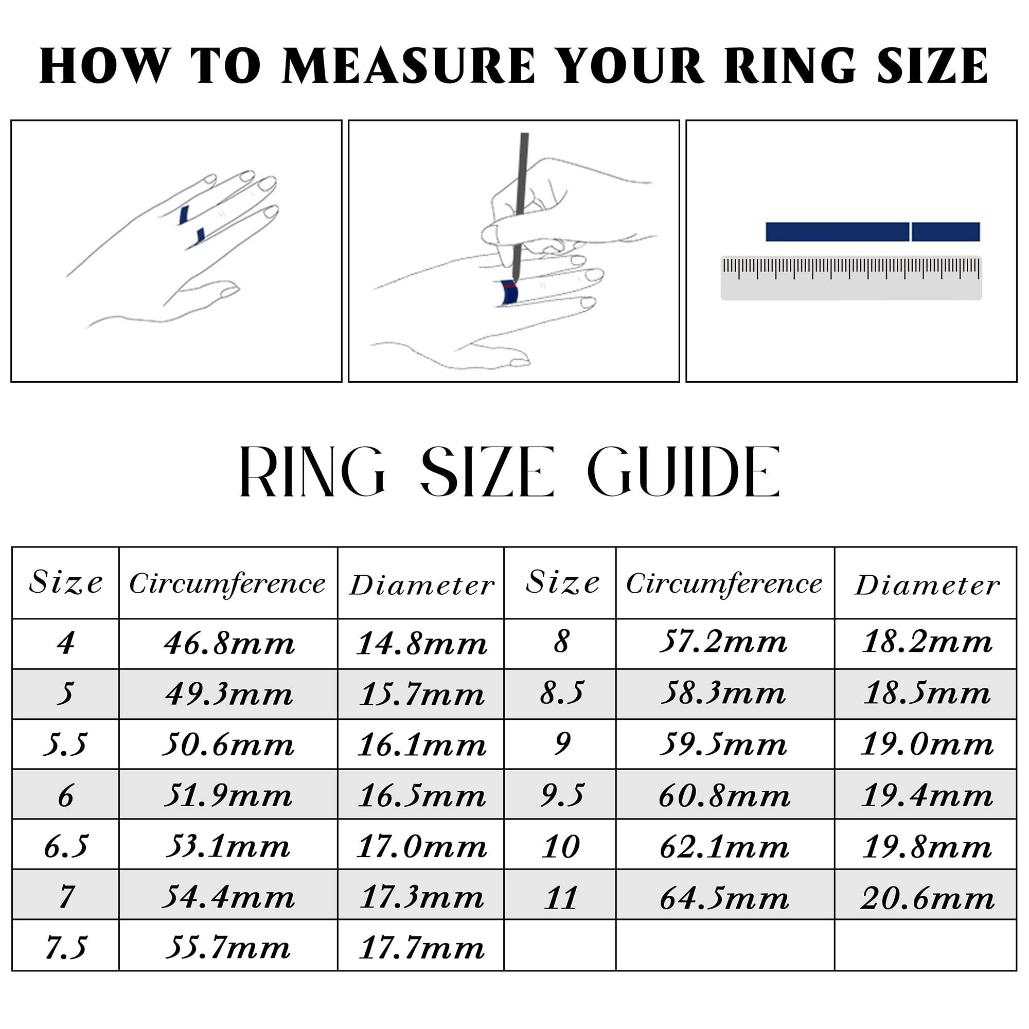 GEMQUEEN Moissanite Wedding Band Ring Milgrain Marquise & Round Moissanite Half Eternity Ring Stacking Infinity Engagement Sterling Silver Matching Ring 0.13ct Brilliant Round Cut D Color VVS1 Clarity Lab Created Diamond Eternity Rings