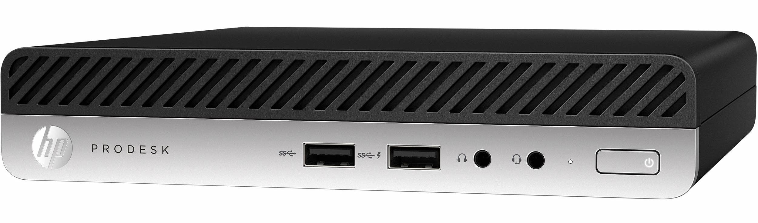 HP ProDesk 400 G5 Home & Business Mini Desktop (Intel i5-9500T 6-Core, 16GB RAM, 1TB PCIe SSD, Intel UHD 630, WiFi, Bluetooth, HDMI, USB 3.1, Display Port, Black, Win 10 Pro) (Renewed)