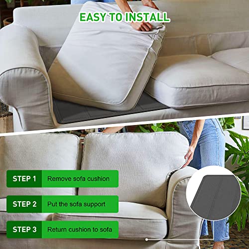 Weekinend Couch Cushion Support[18" W x 44" L] for Sagging loveseat Cushions,Thickened Bamboo Board Sofa Couch Support,Protect Couch Sagging Support prolong Sofa Life